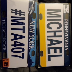 Mini State License Plates | Etsy