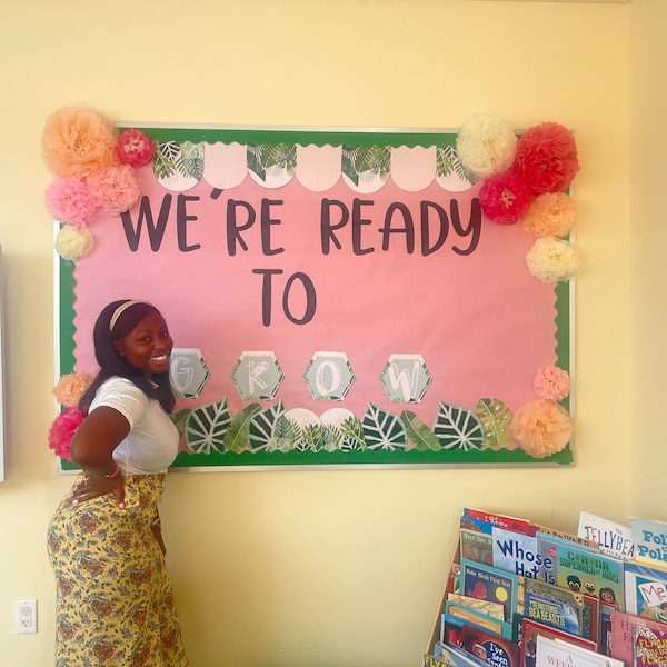 Modern Tropical Classroom Decor Bundle Calm Classroom Colors Back to ...