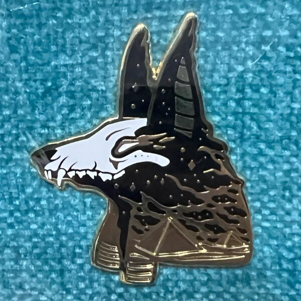 Anubis Enamel Pin - Cosmic Pantheon Egypt, Egyptian Gods, Egyptian ...