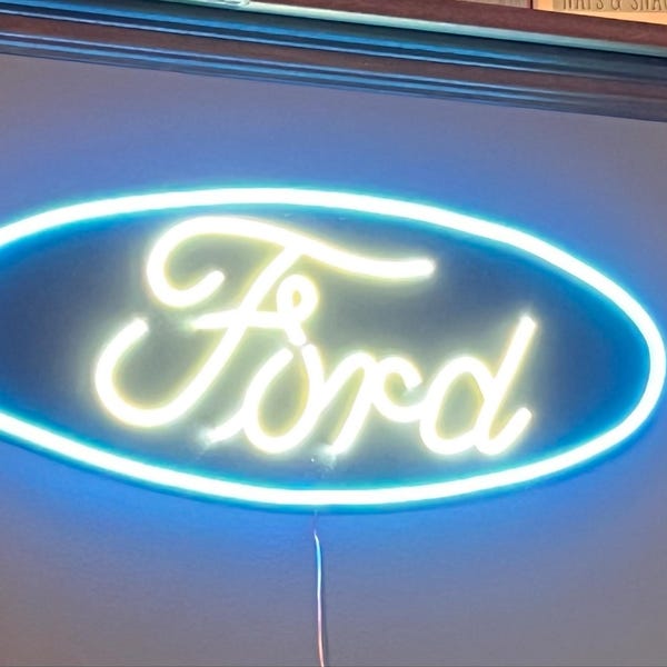 Amg Car Neon Sign / Neon Sign / Logo Neon Sign / Neon Sign Bedroom ...