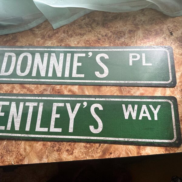 Custom Street Sign, Metal Street Sign, Custom Arrow Sign, Personalized ...