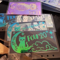 Clear Laminated A6 Sea Shells Cash Envelopes, Handmade and Customizable ...