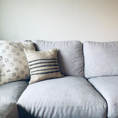 Belgian Linen Pillow Case Scorched Linen Lumbar Designer - Etsy