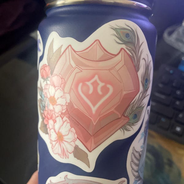 FFXIV Azem Charm Glow - Handmade Convocation Soul Crystal Keychain ...