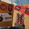 Vintage 1980s 1990s 2000s Stickers: Jim Benton's It's Happy Bunny Die ...