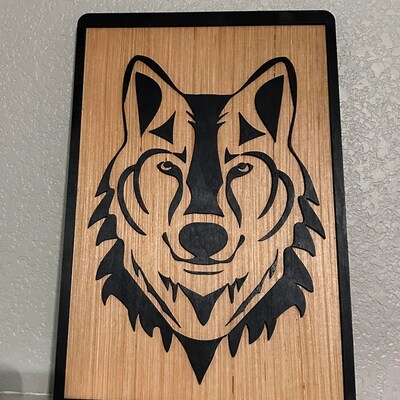 Wolf SVG, Wolf Head DXF, Clipart, Wolf File, Cutting, DXF, Wild Animal ...