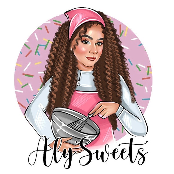 Bakery Cartoon Logo for Business,cute Cookie Logo,dessert Treats Logo ...