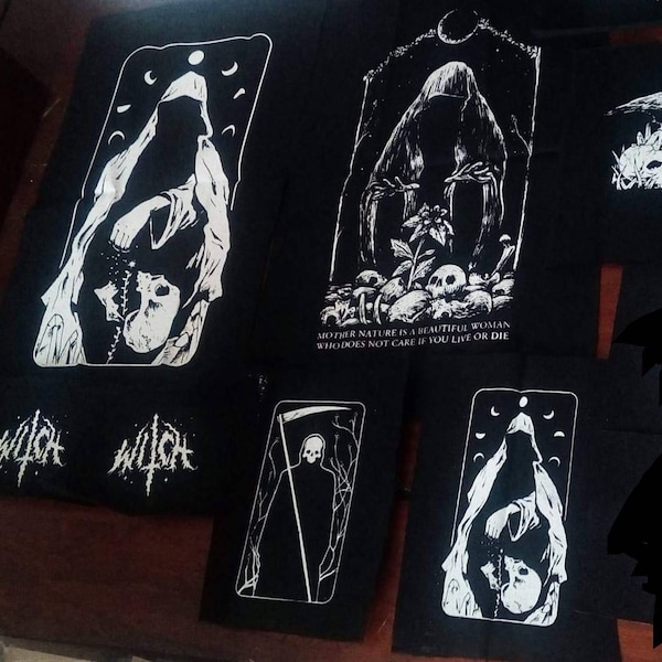 WITCH Mother Nature as a Witch BACKPATCH Nature Cults Unite Punk Eerie ...