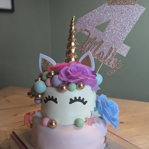 49th Birthday Cake Topper Personalised Custom Happy Party Any Name ...