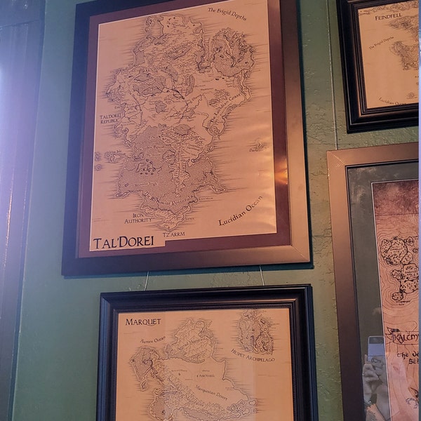 Map of Eora: Pillars of Eternity - Etsy