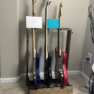 Wooden Guitar Stand, Guitar Rack - Etsy