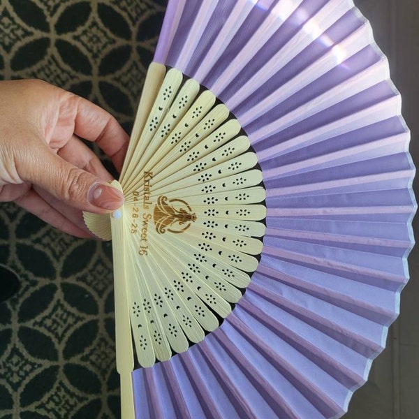 Personalized Hand Fans Bulk Wedding Party Favors Gifts for Guest ...