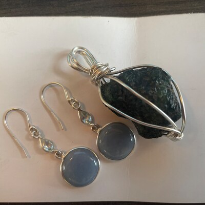 Moldavite-green Fire Ring Size 9 925 Silver for Synergy With - Etsy