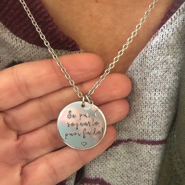 Make A Wish Necklace, Good Luck Necklace, Magic Wand Necklace, Wish ...