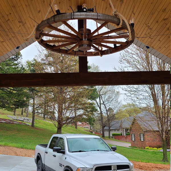 Heavy-duty Atlee Custom Wooden Cannon Wagon Wheel (24-48 Inches ...