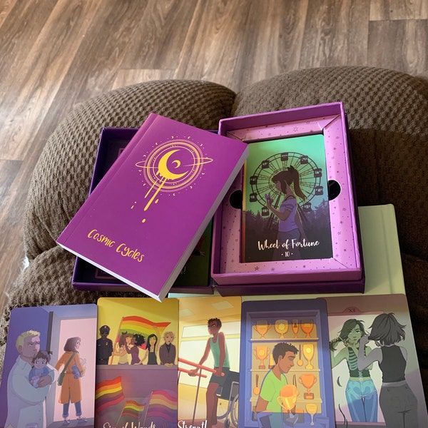 Tarot Cards Cosmic Cycles, 4th Standard Edition With 12 Extra Cards - Etsy