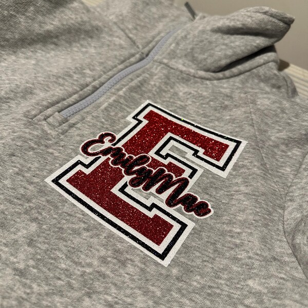 Custom Glitter Football Team Stickers & Magnets - Name and Number ...