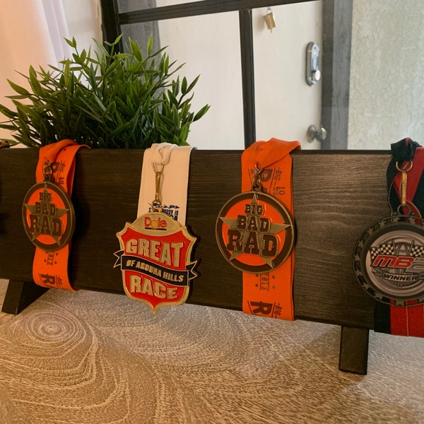 Wood Medal Display Stand - Etsy