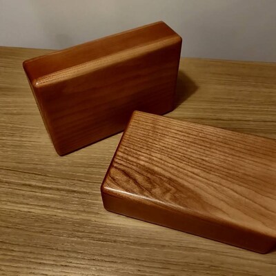 Pair of ECO Wooden Yoga Block 22cmx15cmx6cm. Yoga Block. and Made - Etsy