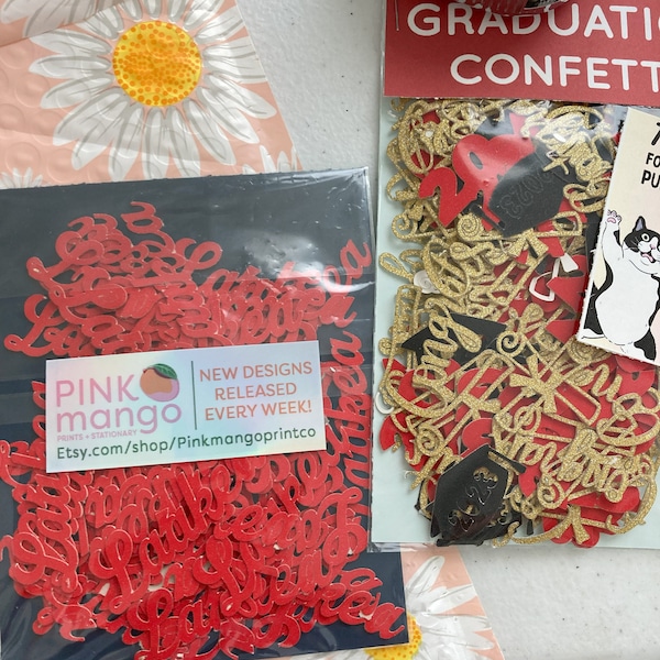 2026 Personalized Graduation Confetti, Graduation Party Decorations ...