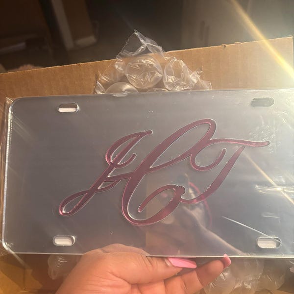 Custom Mirror License Plate, Car Tag, Personalized Car Tag, Custom ...