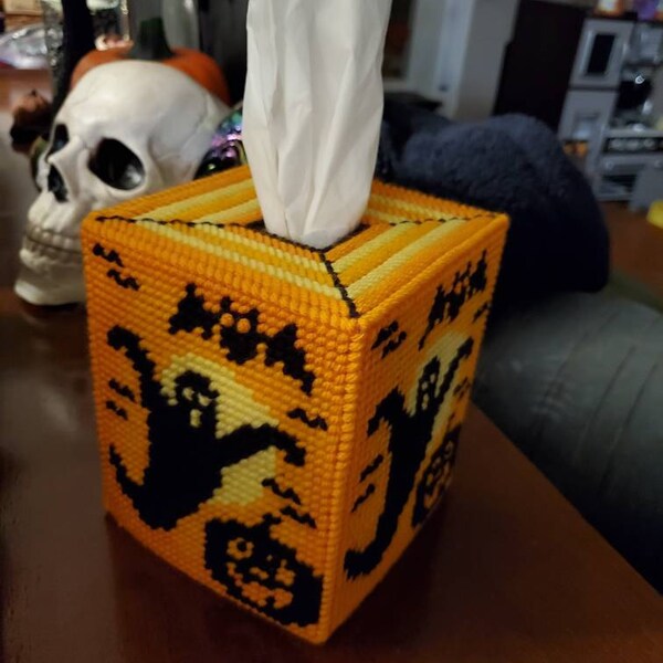 Snowman Tissue Box Cover, Christmas Decoration, Gift for Mom, Winter ...