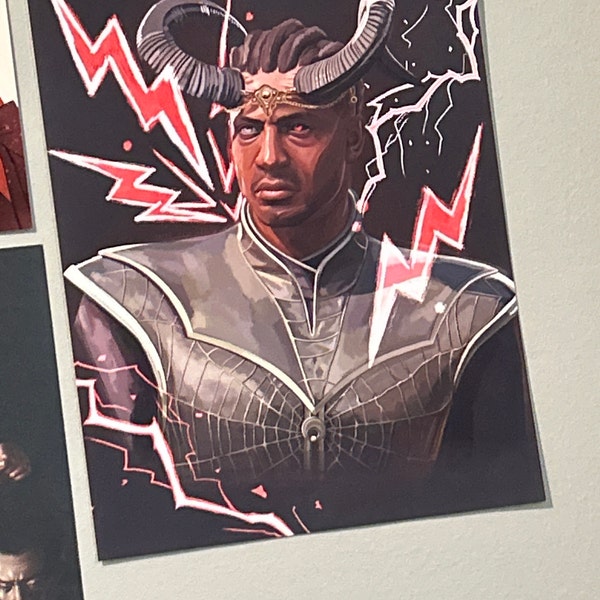 Wyll Ravengard - Baldur's Gate 3 Fanart Print - Etsy