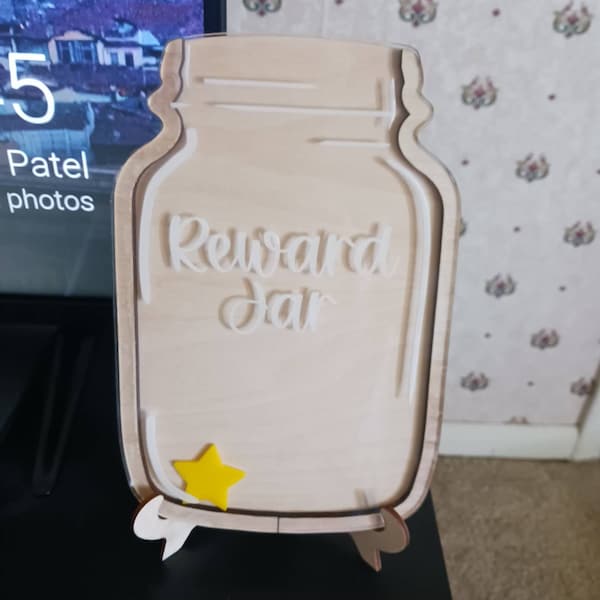Star Reward Jar, Kids Reward Jar, Personalized Kids Reward Jar ...