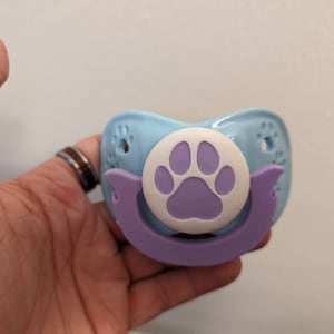 Paw Print Adult Pacifier ABDL - Etsy