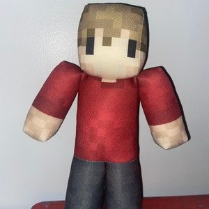 Grian Plush Toy Minecraft Youtuber - Etsy
