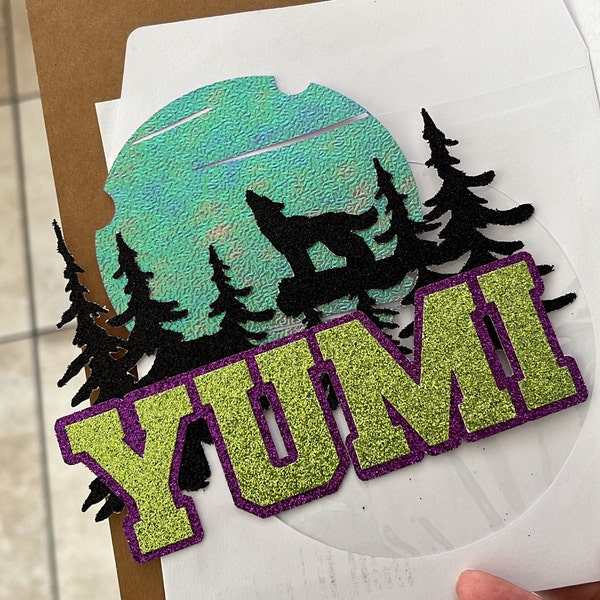 PERSONALIZED Zombies 2 Movie Werewolf Inspired Name - Glitter and Paper ...