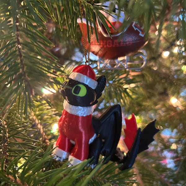 Toothless & Light Fury Valentine's Figurine, 3D Printed Toy, How to ...