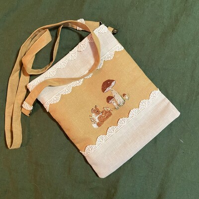 Hand Embroidered Linen Dress, Patchwork Boho Dress, Amish Dress ...