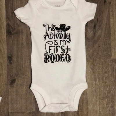 This Actually is My First Rodeo SVG, Rodeo SVG, Baby Shower Gift ...