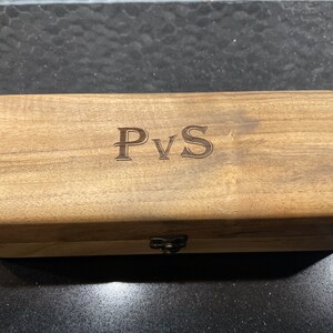 Custom Engraved Wooden Watch Case for Men Holds up to 12 Watches ...