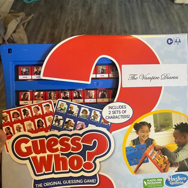 Bluey Guess Who Game Characters Digital File Only Etsy