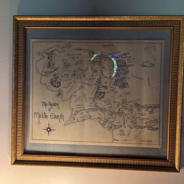 Map of Redwall: Aged, Handmade, Hand Drawn, Authentic Gift, Fantasy Art ...