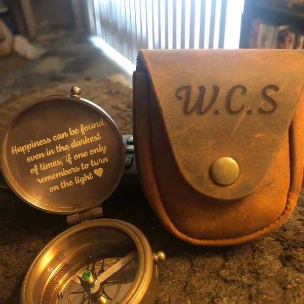 Baptism Compass, Brass Compass, First Communion Gift, Confirmation Gift ...