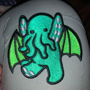 Cute Cthulhu Patch Embroidered Cthulhu Iron on Applique - Etsy Australia
