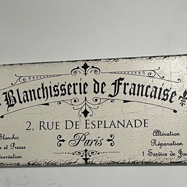 LAUNDRY SIGNS, FRENCH Signs, French Laundry Sign, Bathroom Signs, 12 X ...