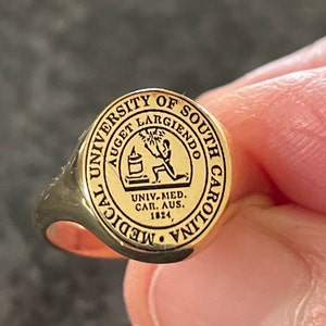 Oval Graduation Ring-tiny College Ring-class Rings-school Rings-senior ...