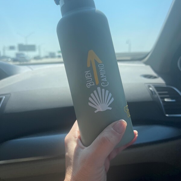 Camino De Santiago Sticker Pack – 6 Waterproof Vinyl Stickers: Yellow ...