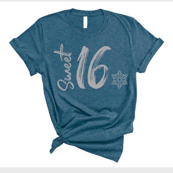 Sweet 16 Birthday Tshirts,sixteen Shirt for Girl,16th Birthday Gift for ...
