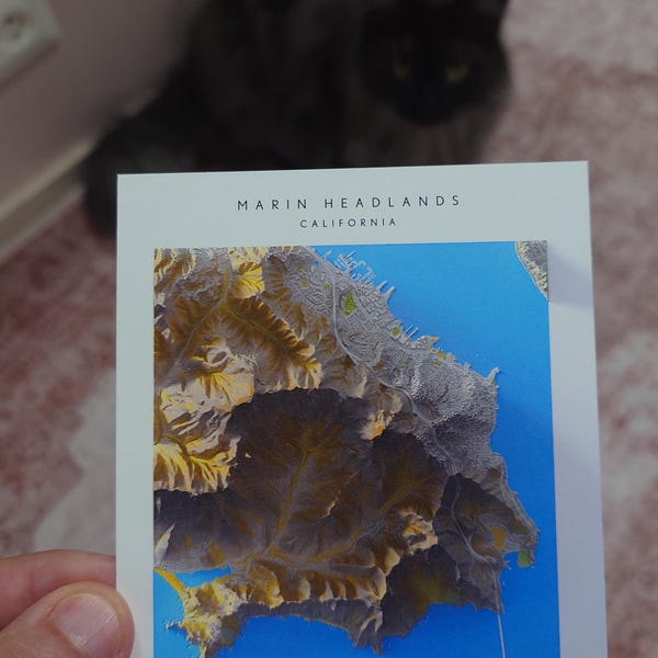 Manhattan Topographic Map Print: Shaded Relief, New York Cityscape ...