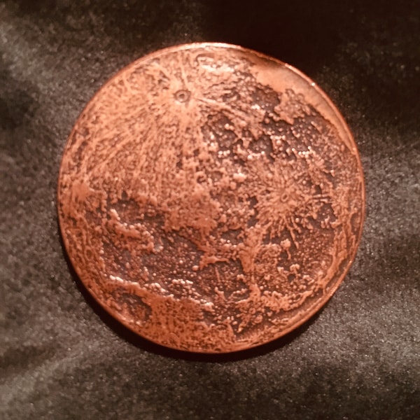 Copper Super Blood Moon Coin - Large 1.5 In - Etsy