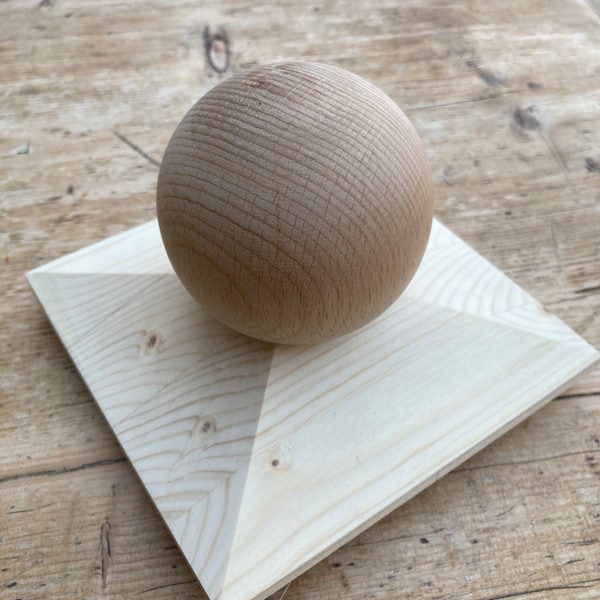 Stock Wooden Ball 13cm 5.12inch Diameter, Natural Finish, Walnut ...