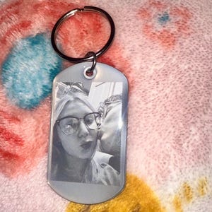 Photo Keychain Picture Keychain, Custom Key Chain Photo, Personalized ...