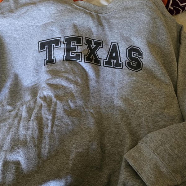 Vintage Texas Baby Tee, Texas State Crop Top, Texas Game Day Crewneck ...