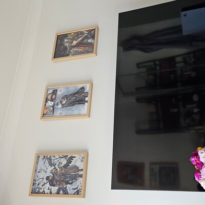 Berserk Poster, Guts and Casca, Colored Manga Poster, Digital 4K Wall ...