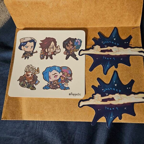 Arcane Season 2 Vinyl Stickers - Etsy